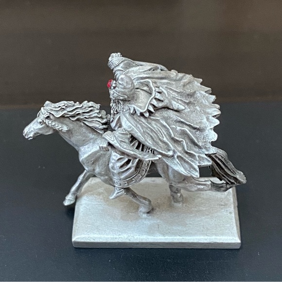 Accents | Vintage 1993 Rf319 Wizard Riding A Horse Mystical Miniature ...